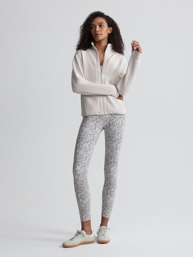 Tayah Zip-Through Midlayer in Silver Grey | Minette Boutique