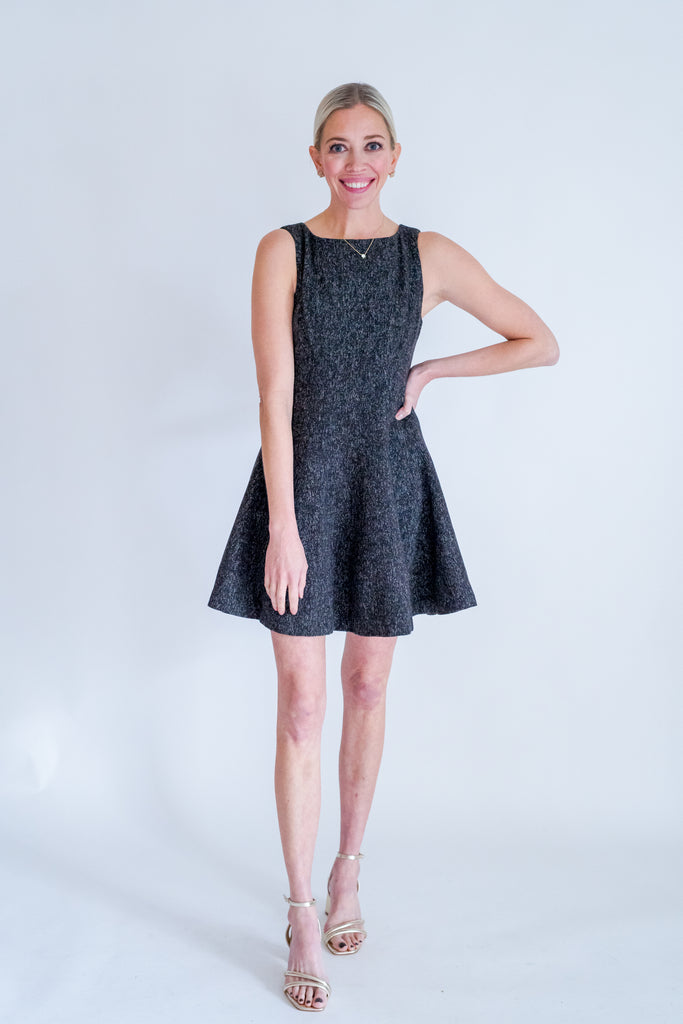 Elodie Nancy Mini Dress in Black | Minette Boutique